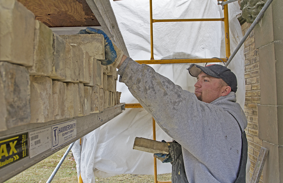 Melville Mausoleum Restoration – Masonry Work | Scott Harmsen Multimedia